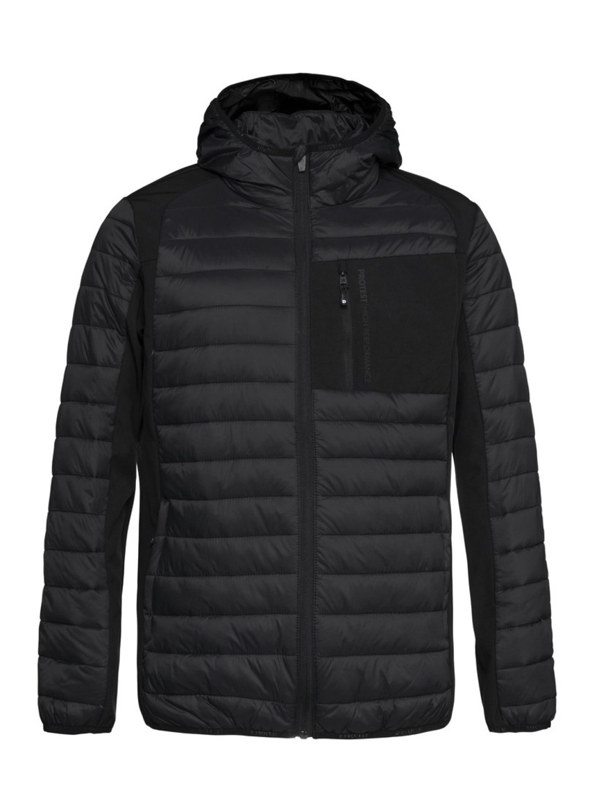 Protest Mens Letton Outdoor Jacket | 290 True BLack | S | 8719947041961