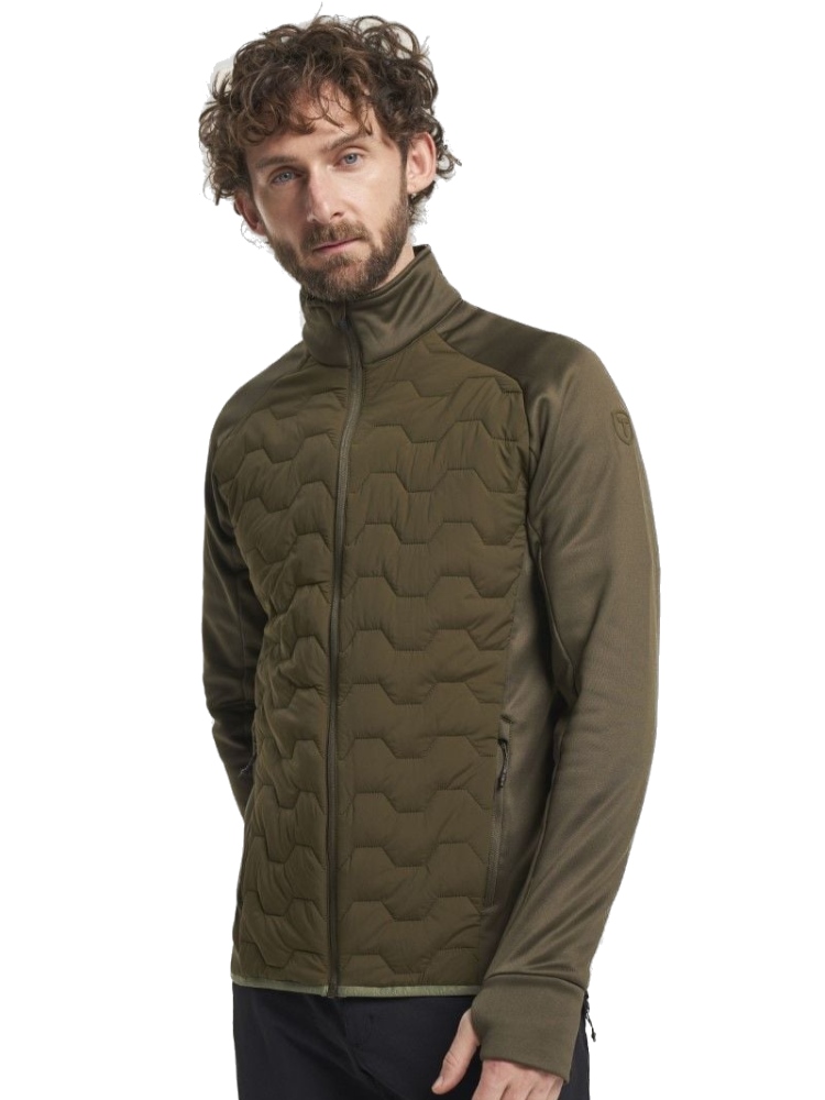 Tenson Mens TXlite Hybrid Zip | 858_dark_olive | M | 7333020165125